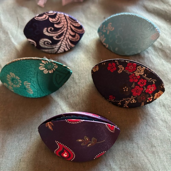 Accessories | Silky Fabric Mini Pinch Pouches | Poshmark